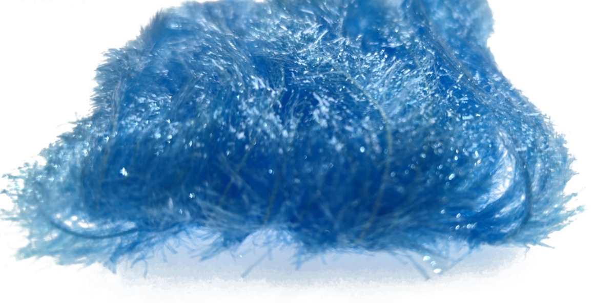 15mm Competition Chenille Electric Blue for Fly Tying